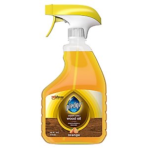 Pledge Wood Oil, Expert Care, Trigger, Orange Scent, 16 Fl Oz (Pack of 1)