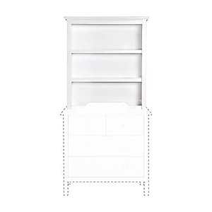 DaVinci Autumn Bookcase/Hutch in White