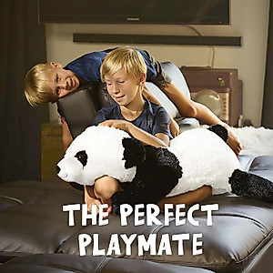 RB Royal Brooks Giant Stuffed Animal Dog, Dog Stuffed Animals, Stuffed Dog Body Pillow for Kids, Big Stuffed Animal Plush, Large Stuffed Dog, Huge Stuffed Animals (Panda)