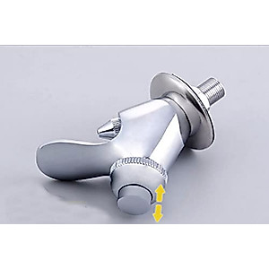 HOMCBEC Lead-Free Brass Polished Chrome Public Drinking Fountain Faucet Water Filters Water Faucet Outdoors,Drinking Bubbler Tap for Kitchen Bathroom