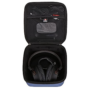 FBLFOBELI Hard Headphones Case Compatible with Avantree HT5009 40Hrs Wireless Bluetooth Headphones, EVA Shockproof Waterproof Travel Portable Storage Bag (Case Only)