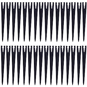 500 Pcs Plastic Irrigation Drip Support Stakes for 1/4-Inch Tubing Hose 4/7 or 3/5 Irrigation Hose Holder&Emitters/Drip Irrigation Kits/Garden Tools for Vegetable Gardens Flower Beds Herbs Garden
