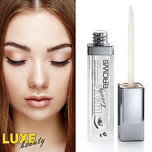 Luxe Beauty Brows Eyebrow Growth Serum For Men and Women Treats Thin / Over-Plucked Eyebrows With Amplifying Peptide Complex 0.23 Oz/ 7 Ml