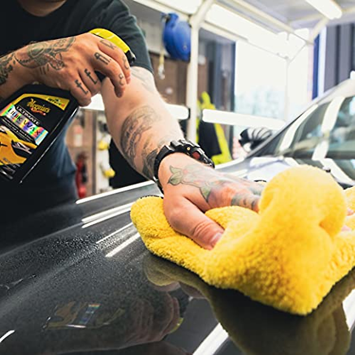 Meguiar's G200916EU Ultimate Quik Spray Wax 473ml, for a high gloss finish