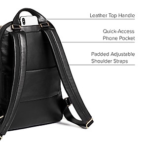 TUMI Women's Hannah Backpack, Black, One Size