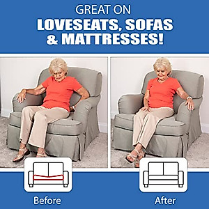 Product Trend Furniture Fix Steel for Chair, Sofa, Loveseat, Mattress, or Couch-Cushion Support, Supercomfortable Nonslip Adjustable Seat Support, Extend Furniture Life, (66 x 17) Inches Deep (Beige)