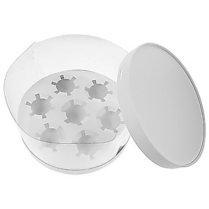 Abaodam 3pcs Cake Box Cupcake Transport Container Cupcake Holders Dessert Carrier Cupcake Storage Containers Cupcake Carrier with Lid Muffin Cake Carrier Cupcake Carrier with Cover