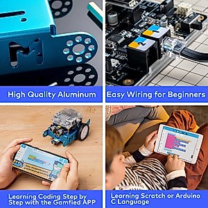 Makeblock mBot Robot Kit + Interactive Light & Sound Add-on Pack