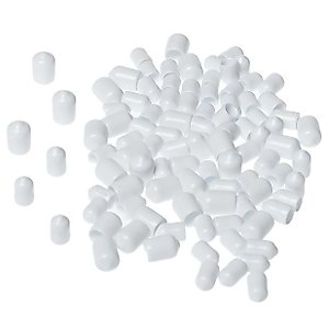 ClosetMaid 75355 Wire Shelf End Caps, 24 Large and 60 Small, 84 Pack, White