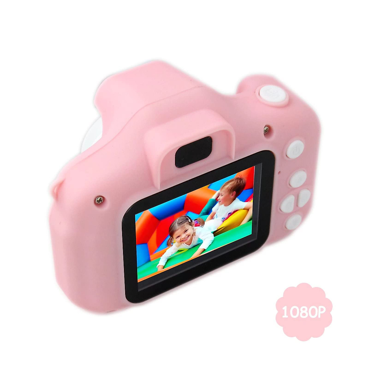 Children's Digital Camera with 1080P Screen, Gifts for Kids,Support Photo and Video Recording with 32GB SD Card,Cute, Small in Size and Light in Weight, Suitable for Small Hands
