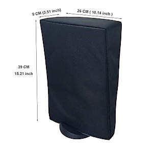 Dust Cover For PS5 Console. EMiEN Oxford Fabric Anti-Scratch Waterproof Dust Guard With Back Cable Port For SONY Playstation 5 Digital & Disk Version