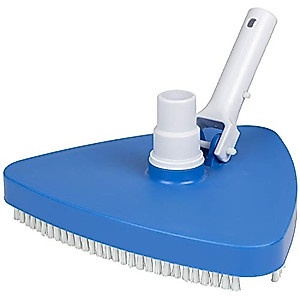 Poolmaster 18510 Triangle Vinyl Liner Swimming Pool Vacuum, Essential Collection,Neutral,Medium Blue