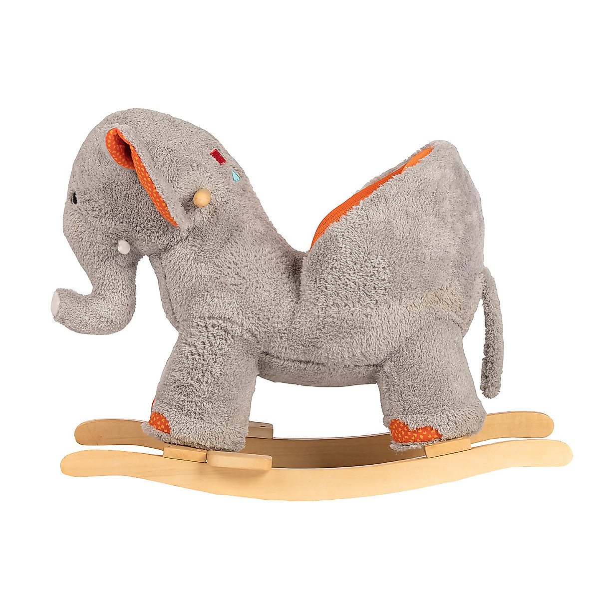Rockin' Rider Ernie The Elephant Baby Rocker, Orange, Large