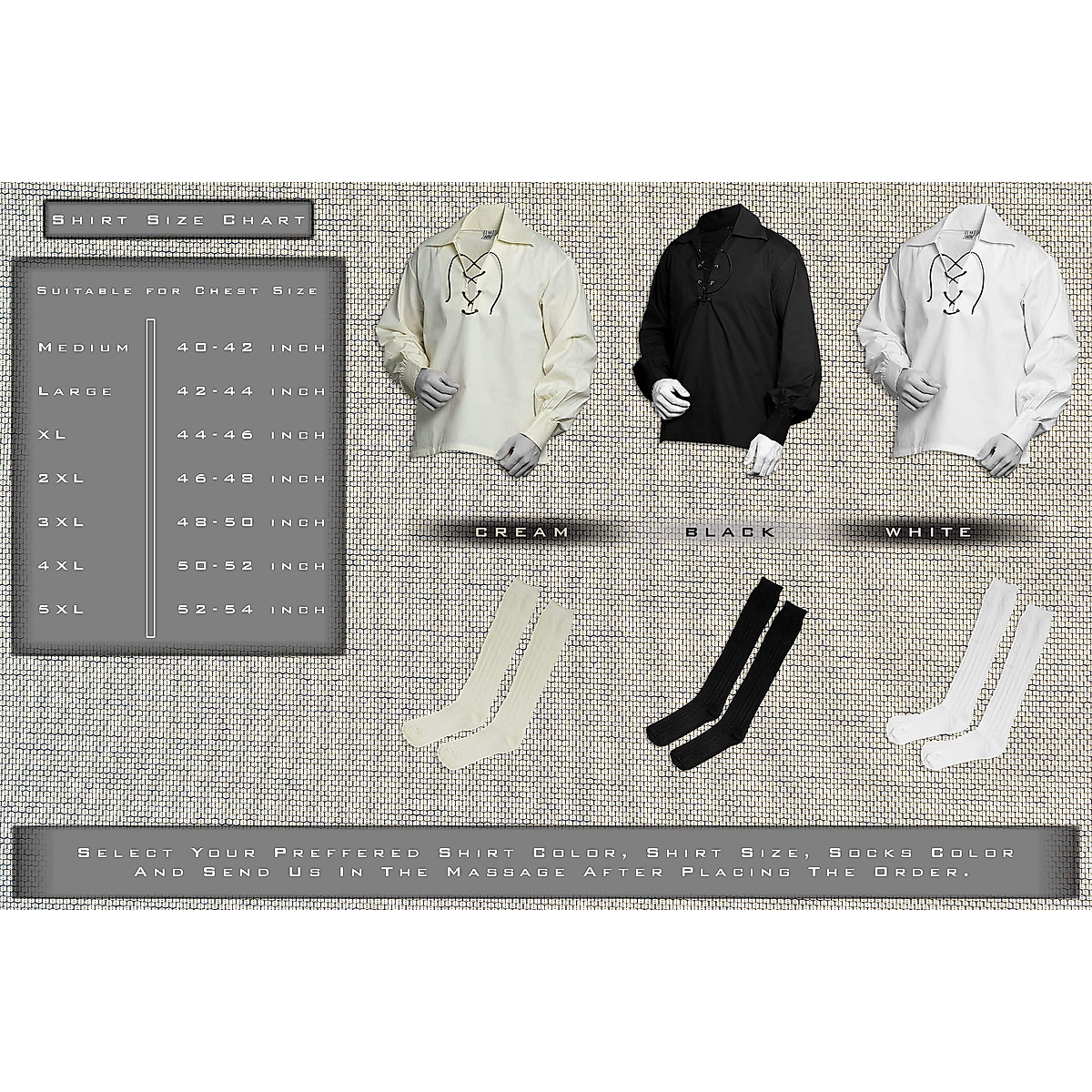 UMAM Tartan Kilt Set - 08 Pieces Kilt Accessories for Men, Scottish Outfit (46", Grey Watch)