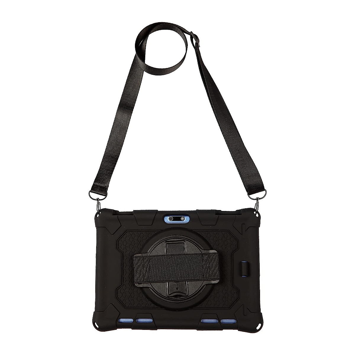 HminSen Case for Pritom M10 Tablet 10 inch,Silicone Stand Cover for QunyiCO Y10 Tablet 10 inch/Gateway Tablet 10 inch/Voger priorpad X100 Tablet 10 inch/Digiland Tablet Model:DL1036 (Black)