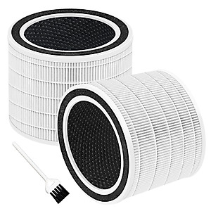 Core 200S Replacement Filter for LEVOIT Core 200S Smart WiFi Air Purifier, Funmit 3-in-1 H13 True HEPA Filter Replacement and High-Efficiency Activated Carbon, Part # Core 200S-RF, 2 Pack