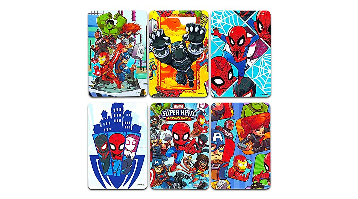 Marvel Super Hero Stickers - 100 Jumbo Avengers Rewards for Kids