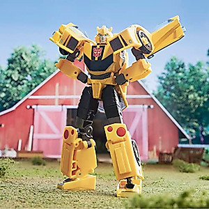 Transformers Toys EarthSpark Deluxe Class Bumblebee Action Figure, 5-Inch, Robot Toys for Kids Ages 6 and Up