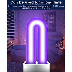 PACETAP 2 Pack 41050 7W Replacement Bulbs Compatible with DT1050 DT1100 DT1250, 1/2 Acre Replacement Bulb U Shape Replacement Bulbs Light