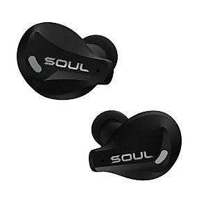 New Soul Emotion PRO Wireless Bluetooth Earbuds - Hybrid Active Noise Cancelling ENC in-Ear Headphones with Wireless Charging Case for Music and Calls - Superior Sound Quality and Comfort - Black