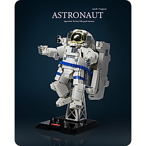 Nifeliz Home Universe Exploring Space Astronaut Building Block Kit, Educational DIY Spaceman Building Block Assembly Construction Toy, Gift for Adults and Teens, New 2023 (1515 pcs)