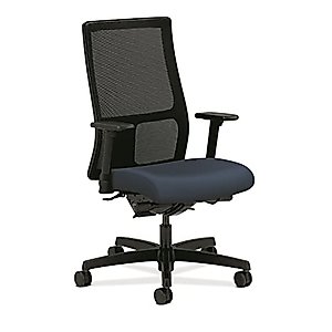 HON Ignition Series Mid-Back Work Chair - Mesh Computer Chair for Office Desk, Ocean (HIWM3)