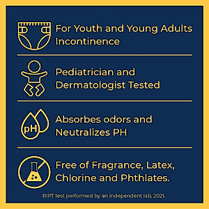 Sposie Diaper Booster Pads - Underwear and Diaper Liners for Potty Training, Potty Training Underwear Inserts and Incontinence Underwear Liners