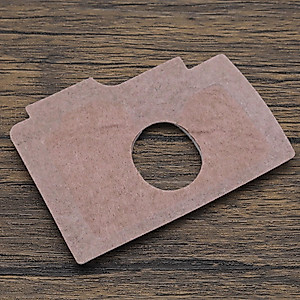 The Lord of the Tools 2Pcs Air Filter Replacement Compatible with Stihl MS170 MS180 017 018 Lawn Mower Filter Pads Double-layer Cotton Air Filters 90x65mm White