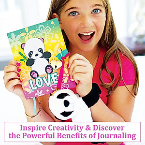 Life is a Doodle Girls Diary with Lock and Key - Panda Diary for Girls Excellent Gratitude & Prayer Daily Journal for Girls with Lock - Our Kids Journal for Girls Created for Self-Expression
