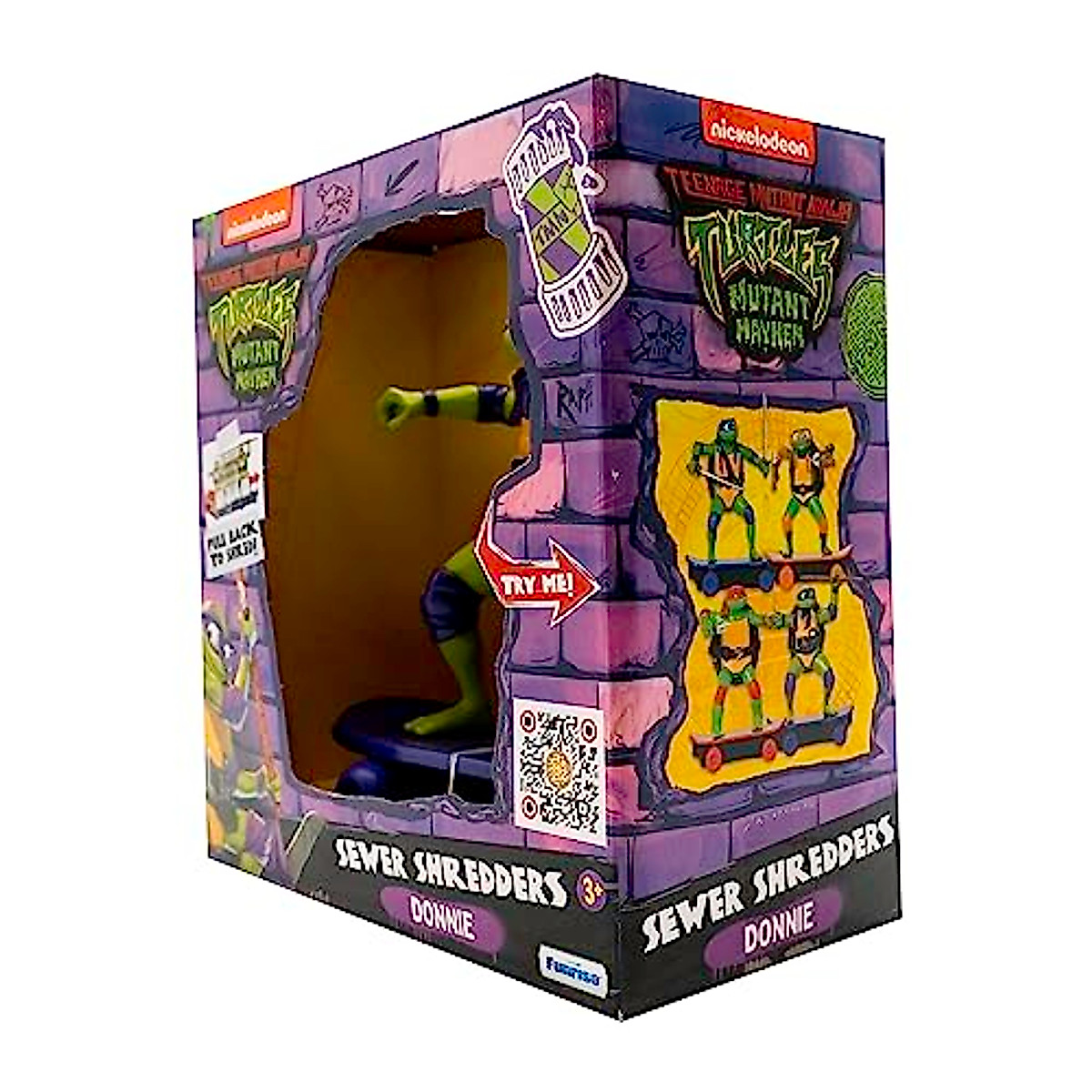 Teenage Mutant Ninja Turtles 5" Sewer Shredders, Donatello, Movie Edition, Ages 3+