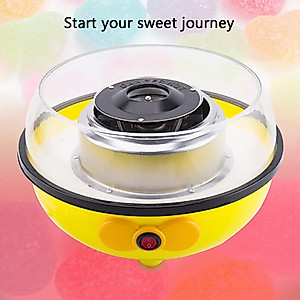 WLL-DP Mini Cotton Candy Machine, Electric Cotton Candy Maker, Homemade Sweets for Birthday Family Parties Activities, Chic Gift