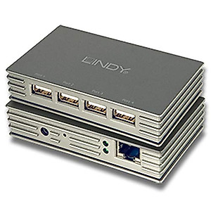 LINDY 4-Port USB 2.0 Over IP Server (Model Number: 42832)