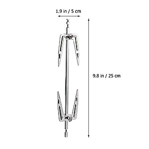 Cabilock Stainless rotisserie spit Rod Steel Grill Rotisserie Forks Metal Air Fryer Fork Chicken Pork Beef Fork Grill rotisseries 25cm air Fryer Fork