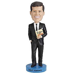 Royal Bobbles John F. Kennedy Bobblehead, Premium Polyresin Lifelike Figure, Unique Serial Number, Exquisite Detail