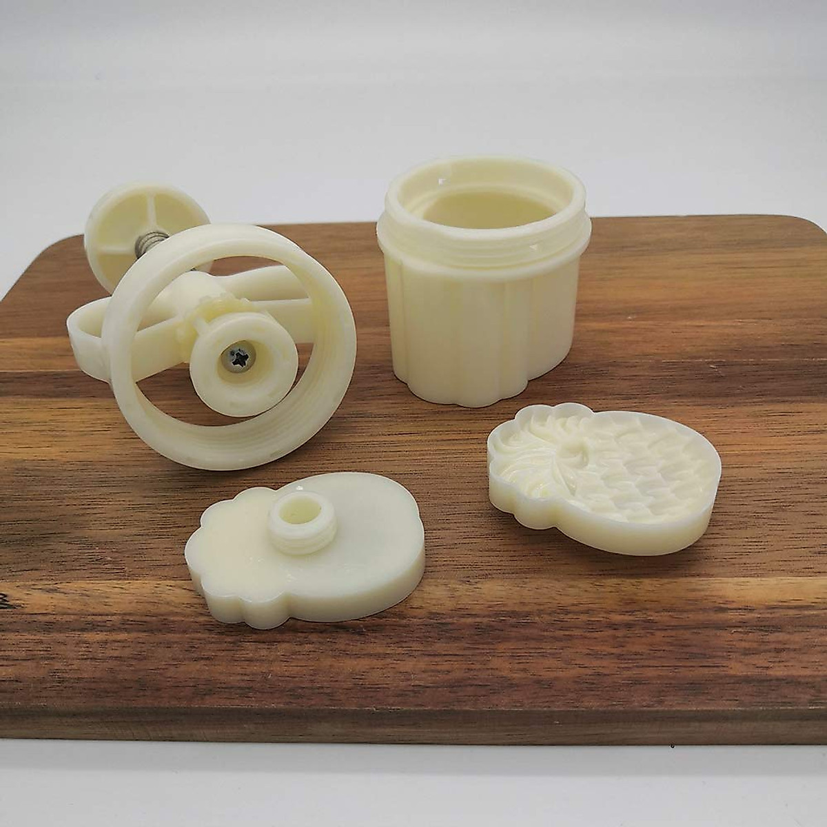 2pcs 25g Cookie Stamps Pineapple Shape, Thickness Adjustable Moon Cake Mold Set Festival DIY Hand Press Cookie Dessert Cutter Pastry Decoration Tool Maker