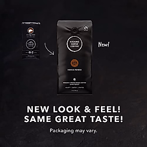 Kicking Horse Coffee, 454 Horse Power, Dark Roast, Whole Bean, 10 oz - Certified Organic, Fairtrade, Kosher Coffee