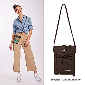 Montana West Cross Body Purse Women's Crossbody Handbags Trendy Crossbody Wallet Western Cute Cell Phone Crossbody Small Phone Purse Womens Purses and Handbags PH02-210CF