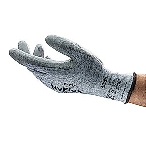 HyFlex 11-727 Cut Protection Gloves - Medium Duty, Abrasion resistance, Dexterity, Size Large (pack of 12)