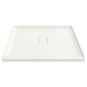 American Standard 4836SM-COL.218 Townsend 48 x 36 Inch Solid Surface Shower Base, Soft White