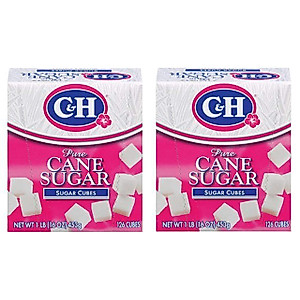C&H Pure Sugar Cane Cubes, 16 oz (Pack of 2)
