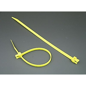 5-1/2" Releasable Nylon Cable Ties with 50 lb. Tensile Strength - Yellow (1000 Ties) - AB-84-2-01Y