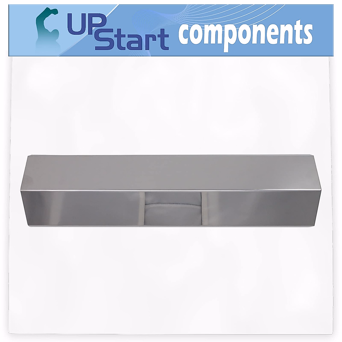 3-Pack BBQ Grill Heat Shield Plate Tent Replacement Parts for Brinkmann 810-9325-0 - Compatible Barbeque Stainless Steel Flame Tamer, Guard, Deflector, Flavorizer Bar, Vaporizer Bar, Burner Cover 15"