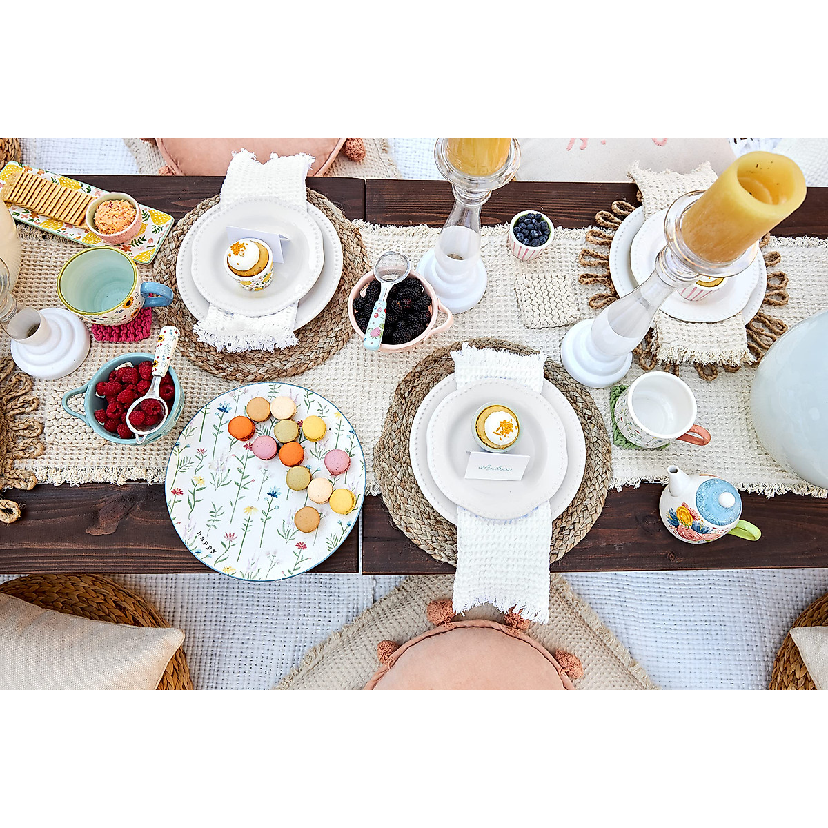 Mud Pie Dip and Tray Boxed Set, Lemons, Tray 4" x 13"