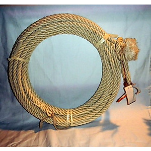 40 Ft Rodeo Rope Lasso - Lariat Riata Western Agave Maguey Straw from Mexico