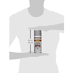 Rust-Oleum 2081830 Stops Rust Automotive Primer, 12 Ounce, Light Gray, 12 Fl Oz