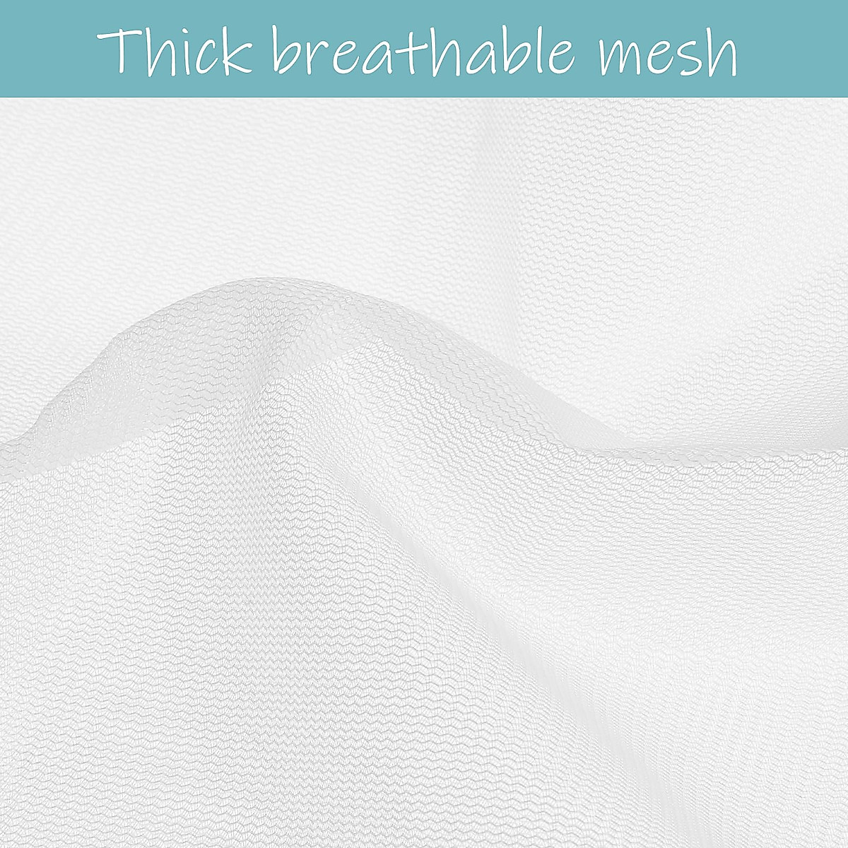 2 Pcs Mesh Laundry Bags Large Wash Bags 20 x 24 inch Laundry Hamper Liner with Drawstring Closure White Dirty Clothes Net Bag for Clothes Underwear Sheets Shoes Travel Storage