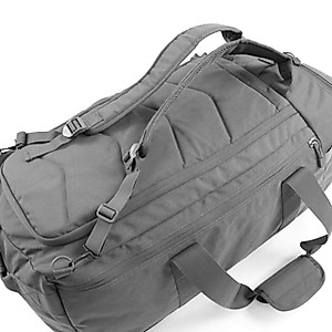 Condor Colossus Duffel Bag - 3 in 1 Rugged Tactical Gear Bag - Backpack/Duffle/Shoulder - Lightweight Multicompartment with 52L Storage - Black (Military, Outdoors, First Responders)