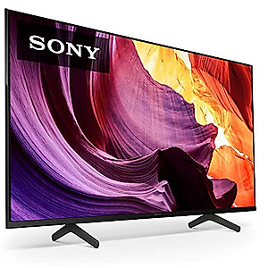 Sony KD-43X80K 43" X80K 4K Ultra HD LED Smart TV 2022 Bundle with Deco Home 60W 2.0 Channel Soundbar, 37"-100" TV Wall Mount Bracket Bundle and 6-Outlet Surge Adapter