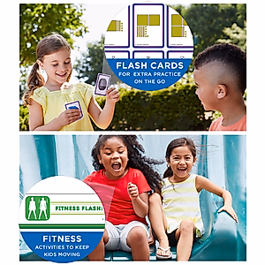 Summer Bridge Activities 1st Grade Workbooks to 2nd Grade Workbooks, Math, Reading Comprehension, Writing, Science Summer Learning Activities, 2nd Grade Workbooks All Subjects With Flash Cards