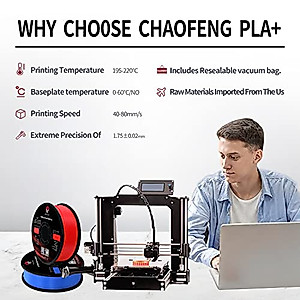 1Kg PLA Black Filament 3D Printer Filament/Consumables,PLA Filament 1.75mm,Dimensional Accuracy+/- 0.02 mm,1 kg(2.2lbs)/Spool (1pack)